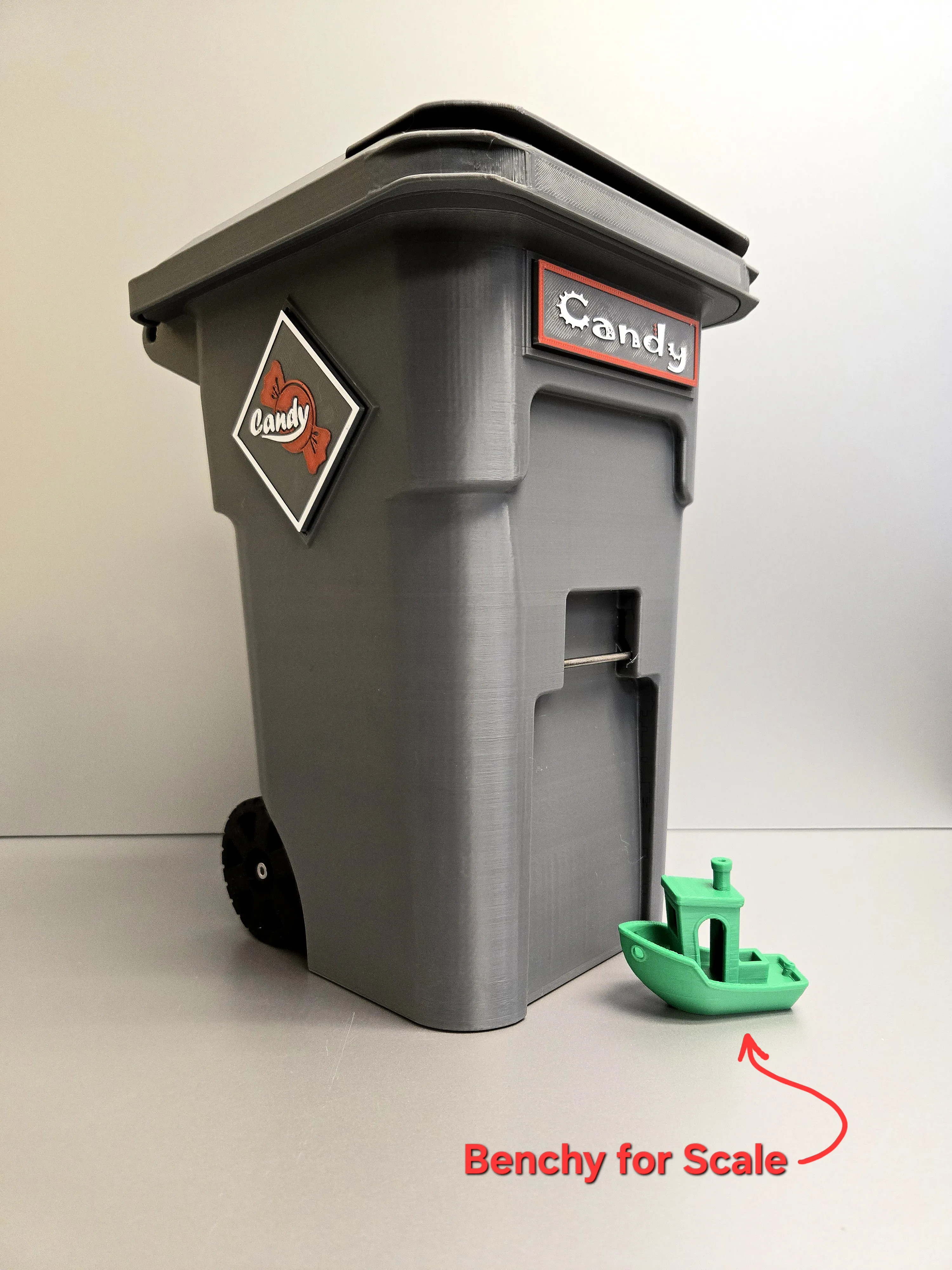 XL LUXE Rubbish Bin - Modular HUGE Fancy Trash Can by SFYoung ...