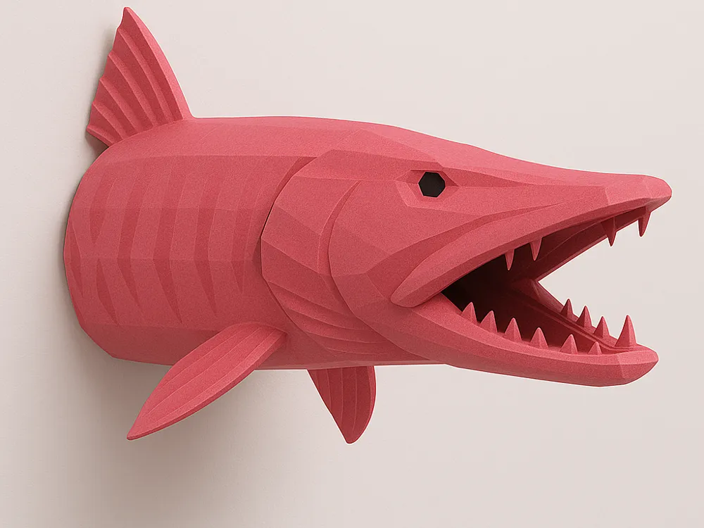 Muskie Head by MiniMe MakerWorld: Download Free 3D Models