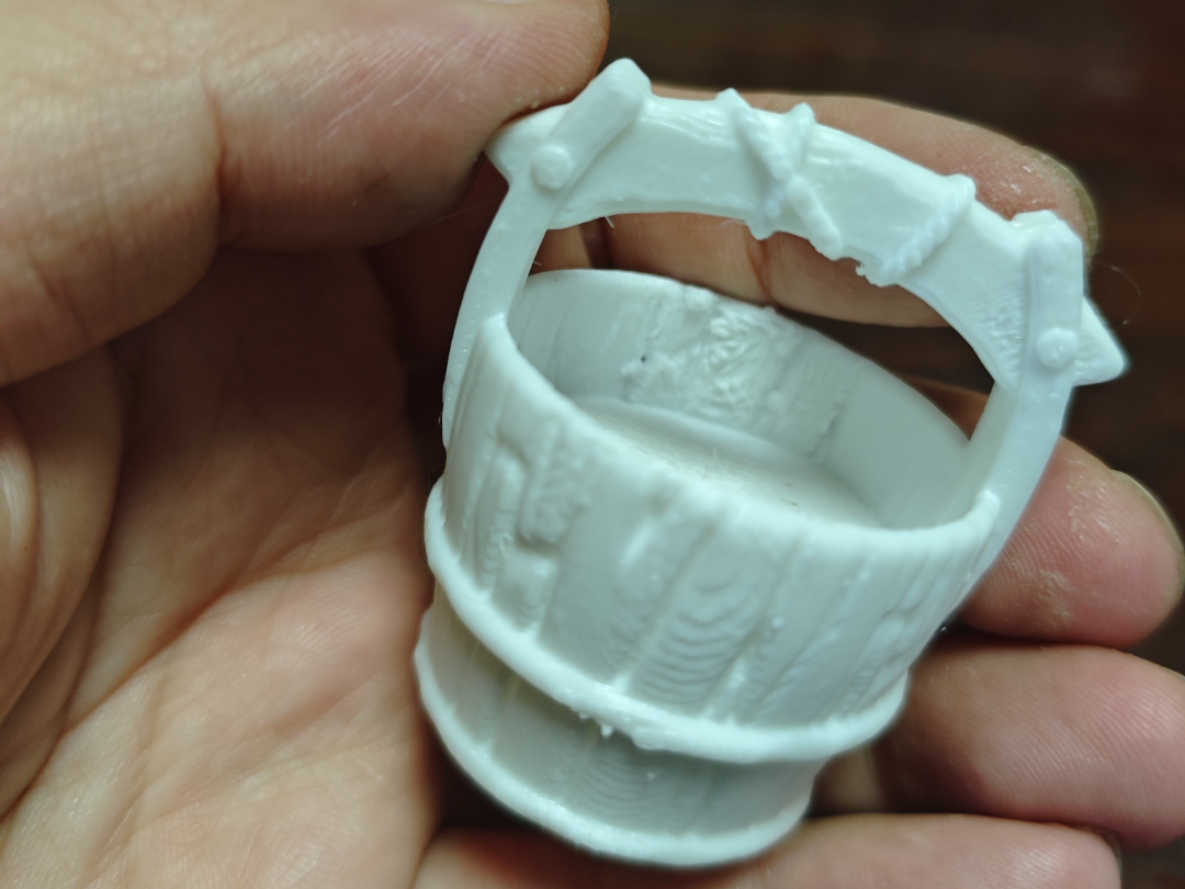 Ancient Water Bucket, Multipart Assembly, Paintable, Durable, Scalable ...