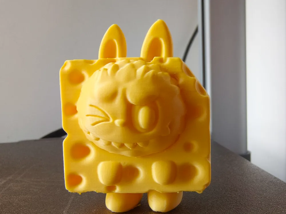 Cheese Labubu by user_3759562022 MakerWorld: Download Free 3D Models