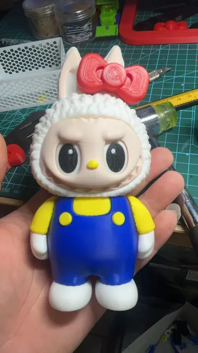 ktbubu labubu KTBUBU KT cat Hello Kitty kittybubu by 从天而降的兔子 MakerWorld ...