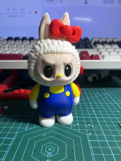 ktbubu labubu KTBUBU KT cat Hello Kitty kittybubu by 从天而降的兔子 MakerWorld ...