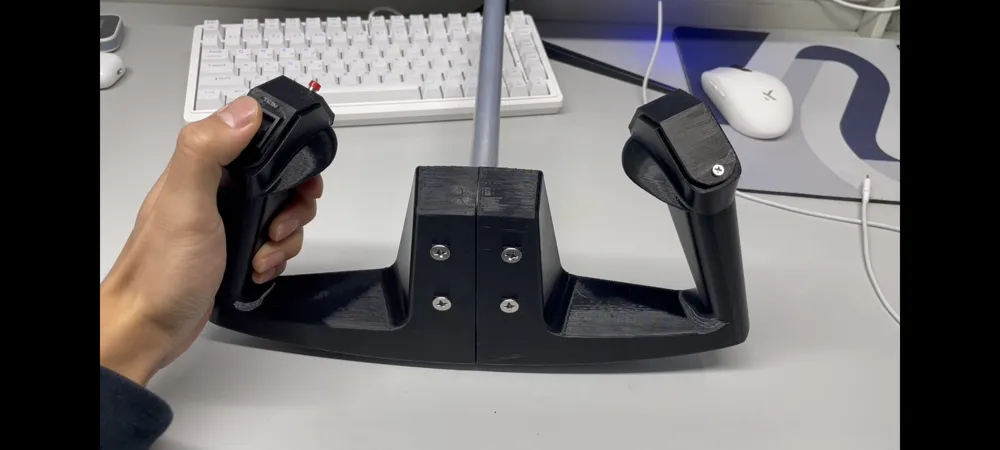 Flight simulation peripherals: Cessna 172 simulator yoke - Free 3D ...