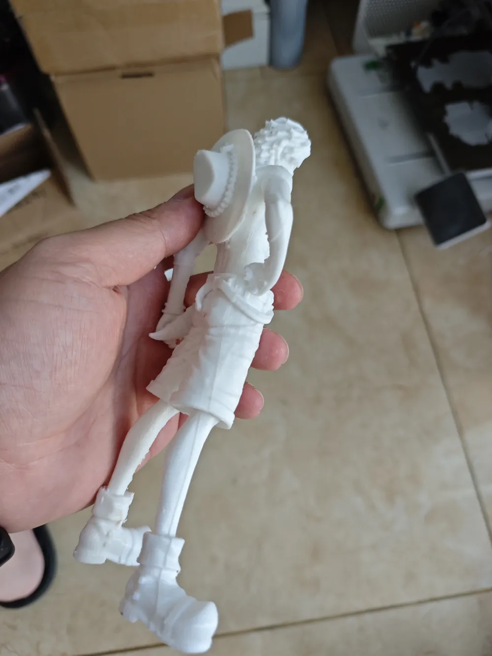 One Piece Ace Figure Anime Multipart Easy to Assemble Glue Together ...