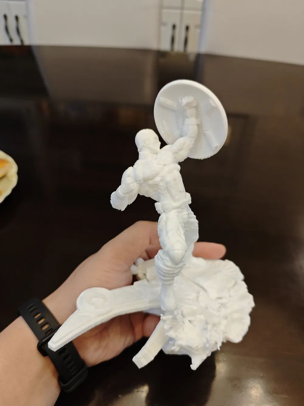 Captain America Figurine Anime Multipart Easy Assembly Glue Assembly ...