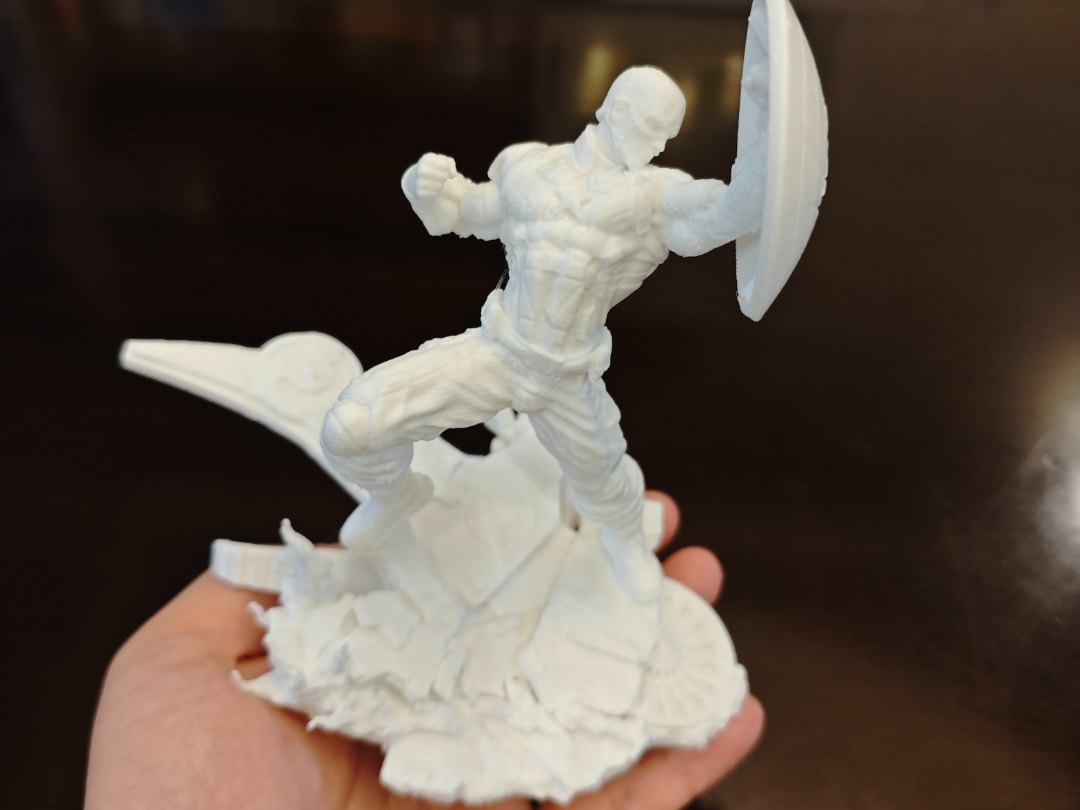 Captain America Figurine Anime Multipart Easy Assembly Glue Assembly ...