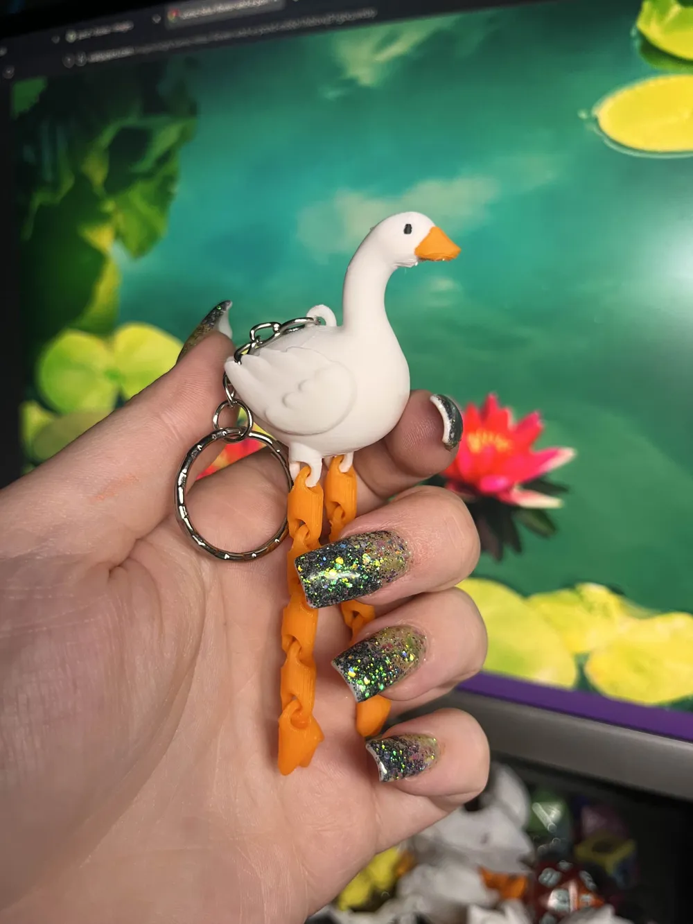 Cute articulated goose friend with wiggly legs - Free 3D Print Model ...