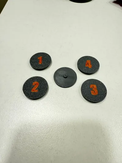 Flashforge AD5X Filament Spool Numbering - Free 3D Print Model - MakerWorld