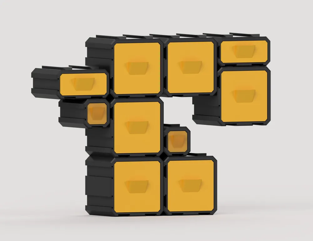 Modular Organizer MODULBOX by SMiiiF MakerWorld: Download Free 3D Models