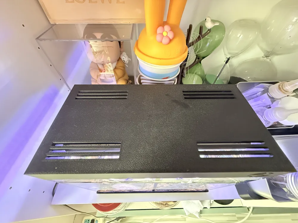 Double-Compartment Betta Fish Tank Base and Lid - Free 3D Print Model ...