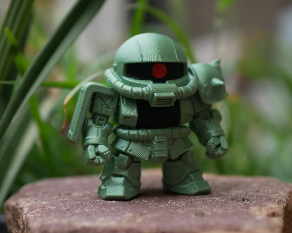 SD Zaku Figurine. No AMS required by Chocobo MakerWorld: Download Free ...