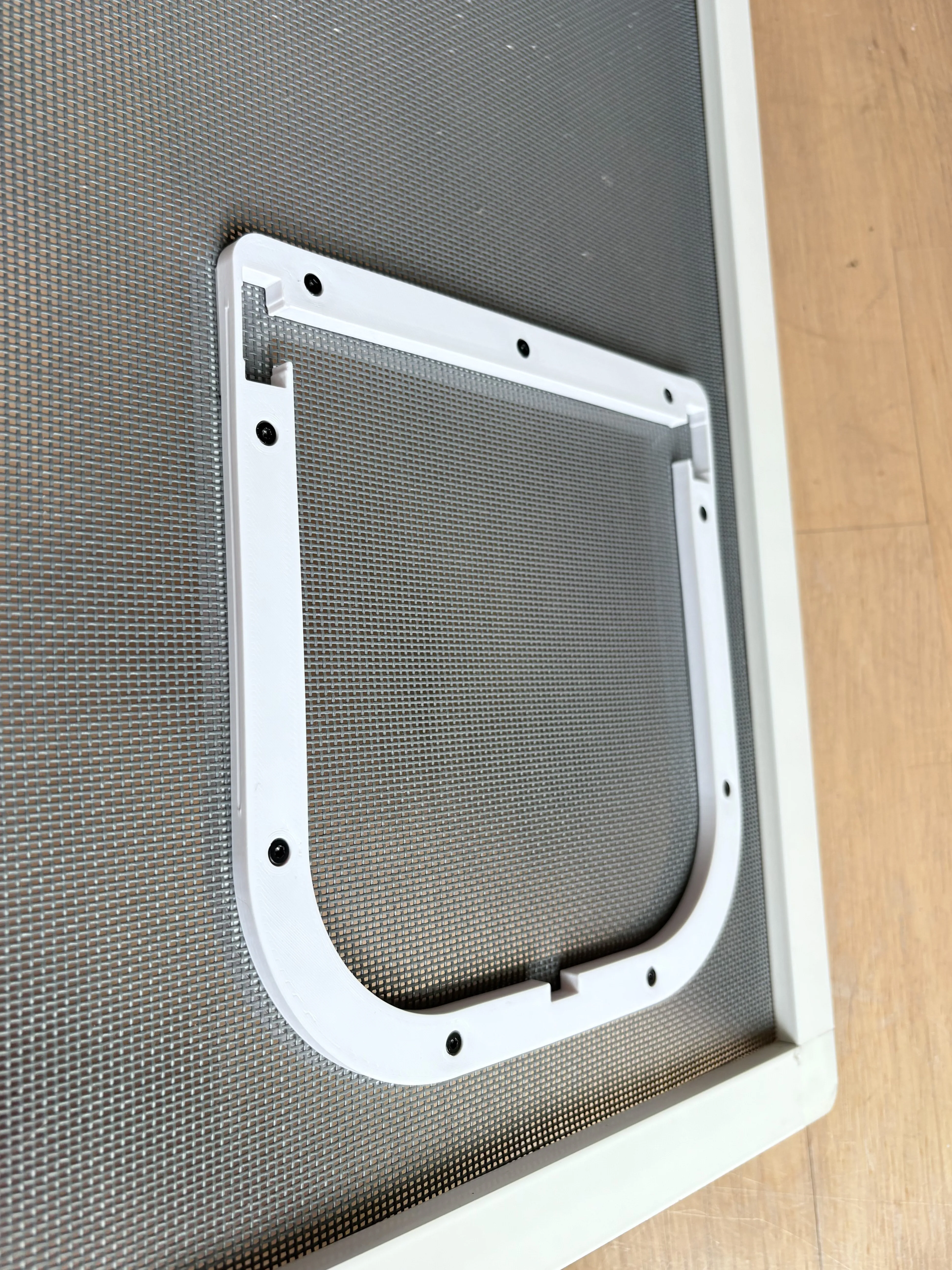 Cat flap for bug screen - Free 3D Print Model - MakerWorld