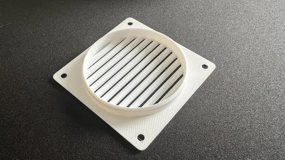 Parametric fan hole cover by Instigating Alpaca MakerWorld: Download ...