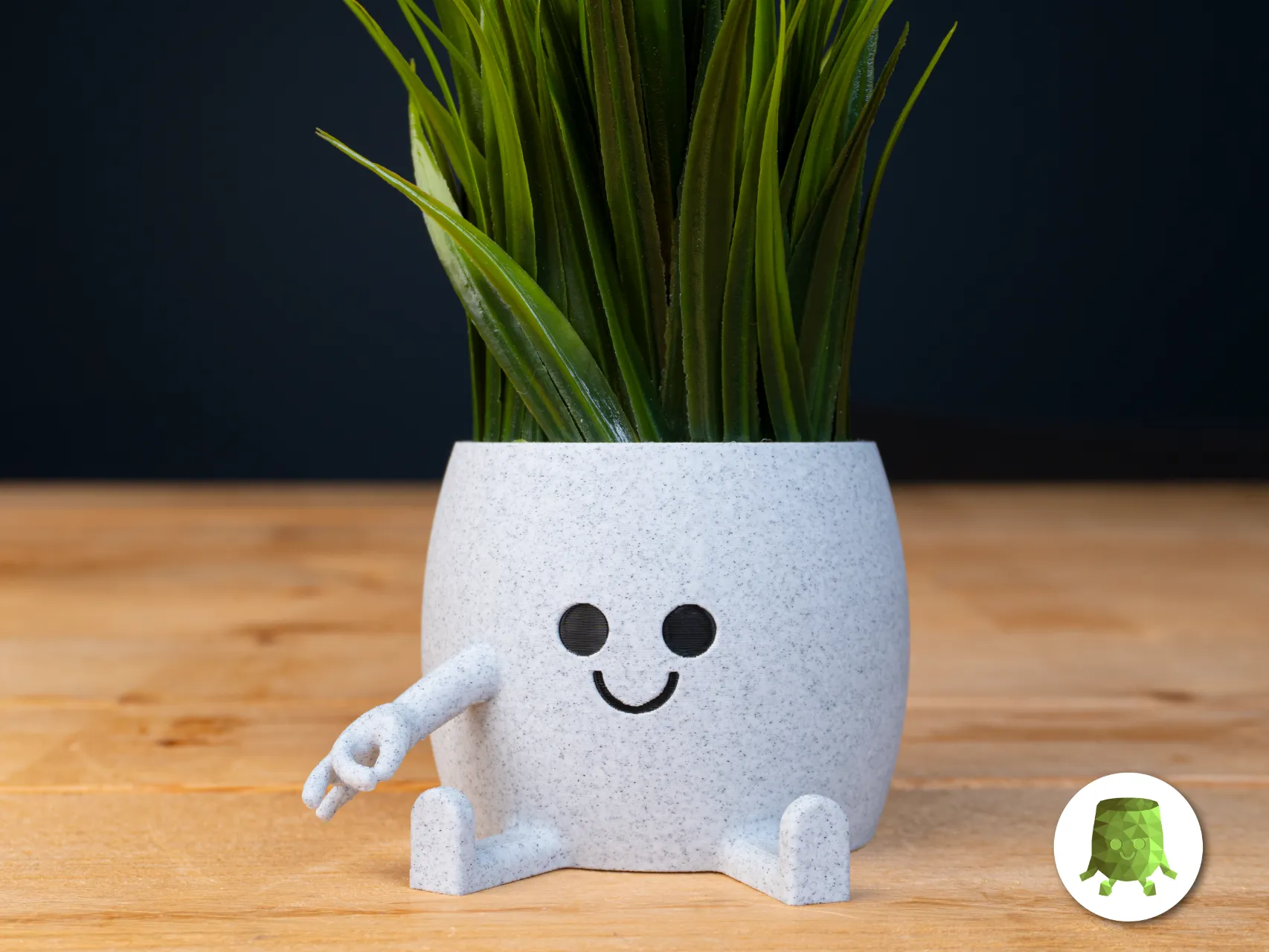 Happy Sitting Middle Finger Pot by TomoDesigns MakerWorld: Download ...