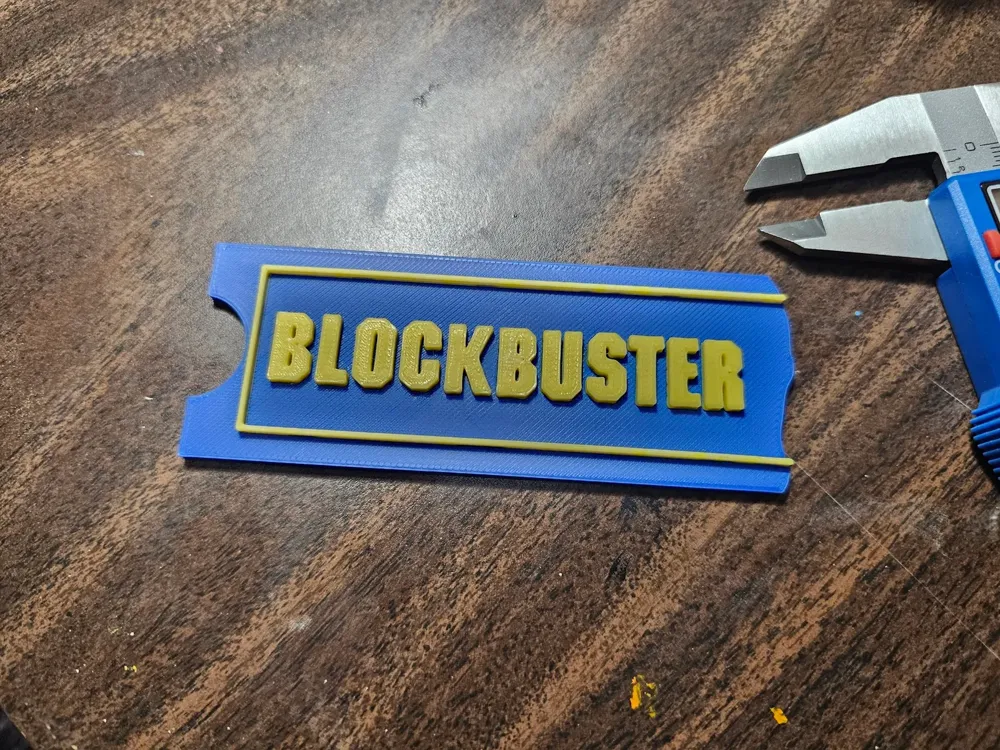 Blockbuster Logo - Free 3D Print Model - MakerWorld