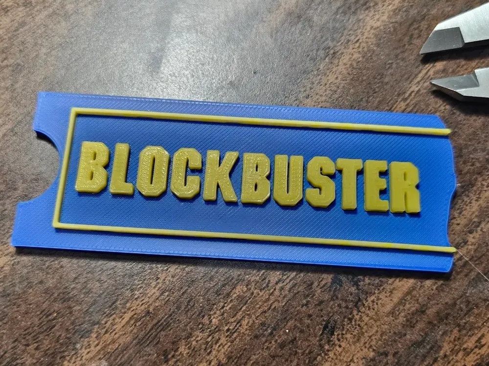 Blockbuster Logo - Free 3D Print Model - MakerWorld