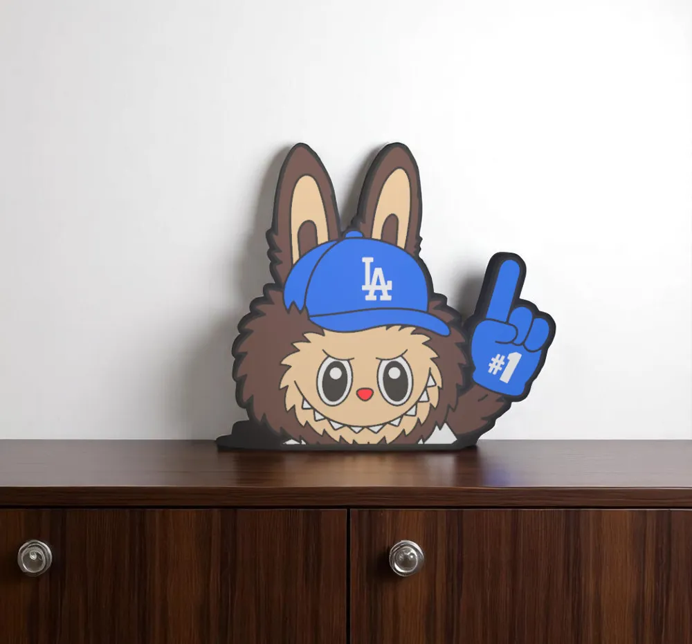 Labubu Dodgers Lightbox by Anthony_323 MakerWorld: Download Free 3D Models