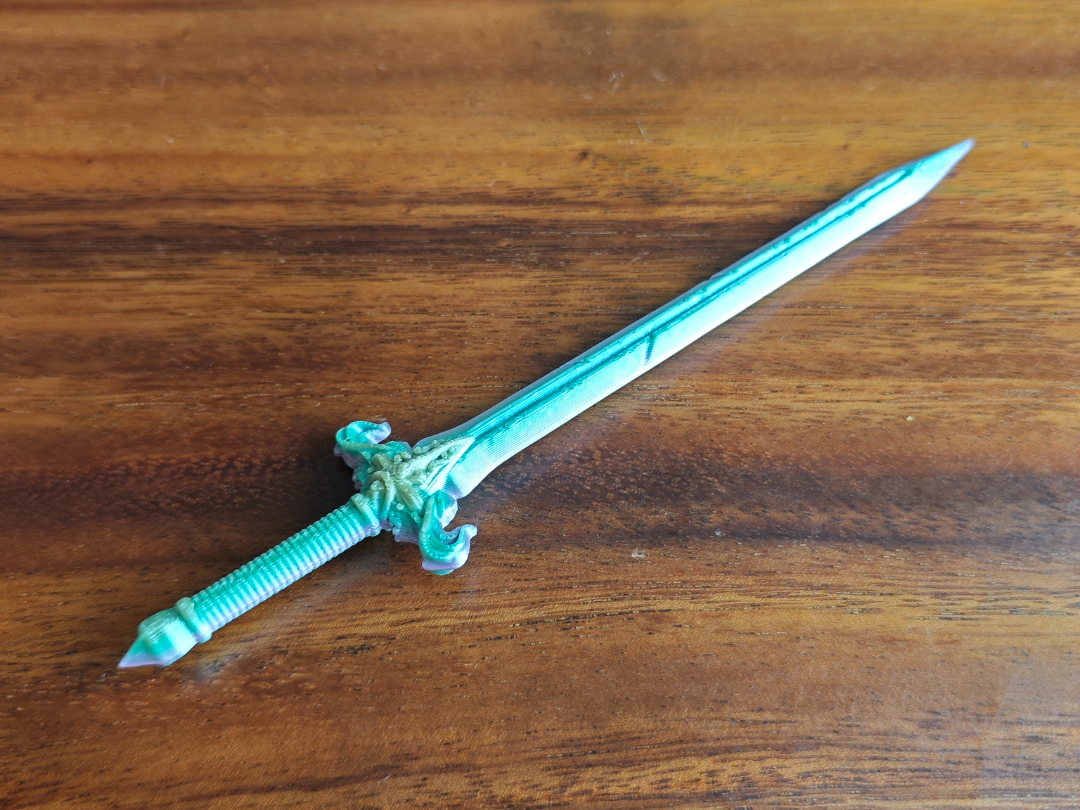 Sword, Multipart, No Supports, One-Click Mobile Print, Assemble ...