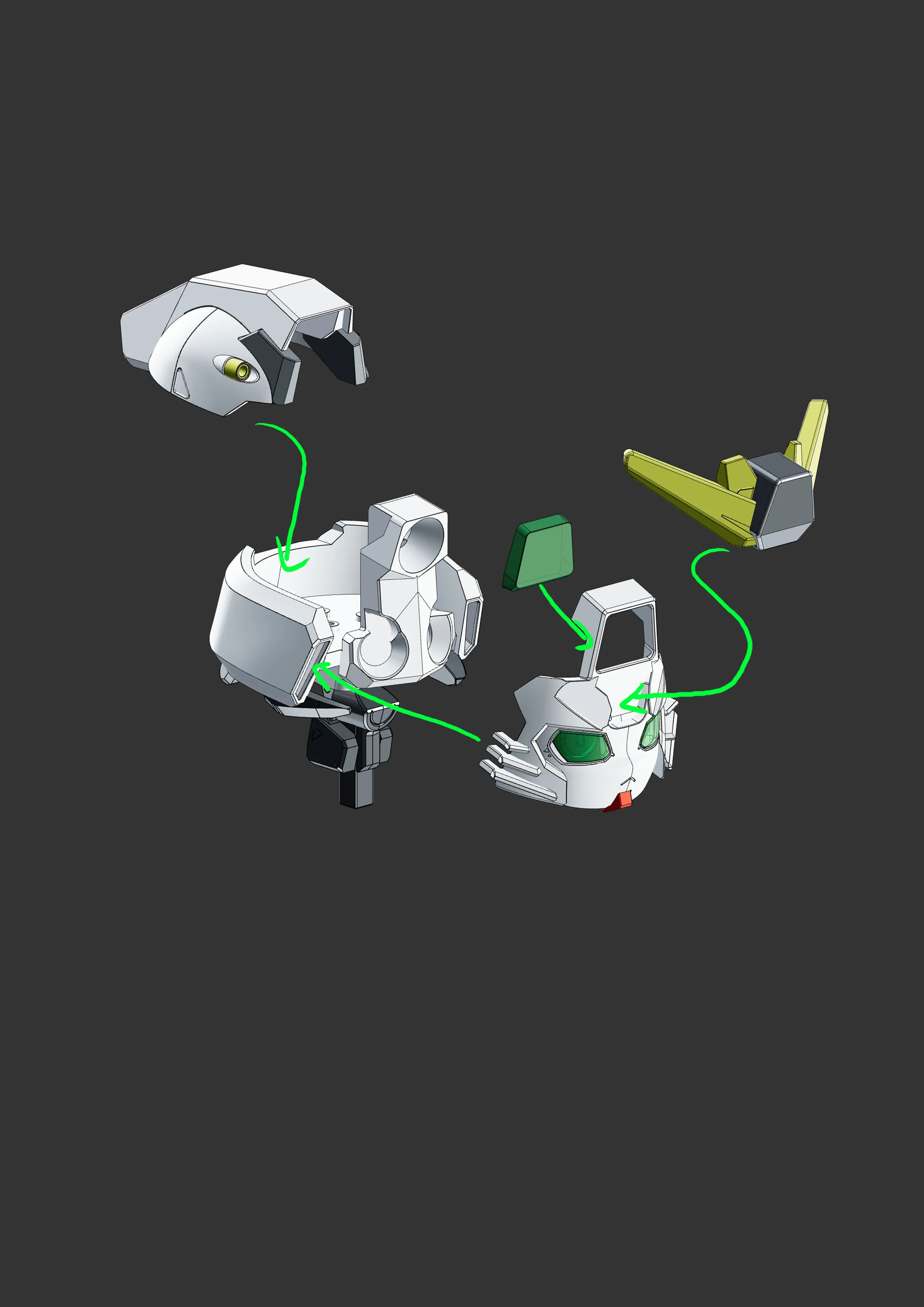 40CM Unicorn Gundam Mecha Girl by AnnIsMax俺叫Max MakerWorld: Download Free 3D Models