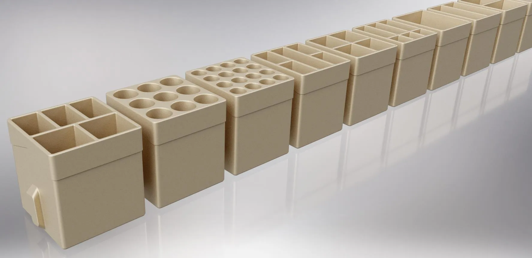 Gridfinity Desktop - Tool Bins by KYZ Design MakerWorld: Download Free 3D Models