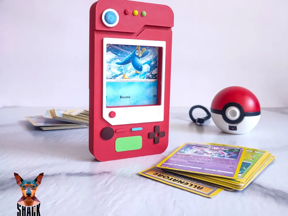 Pokédex Card Holder by shack3dprint MakerWorld: Download Free 3D Models