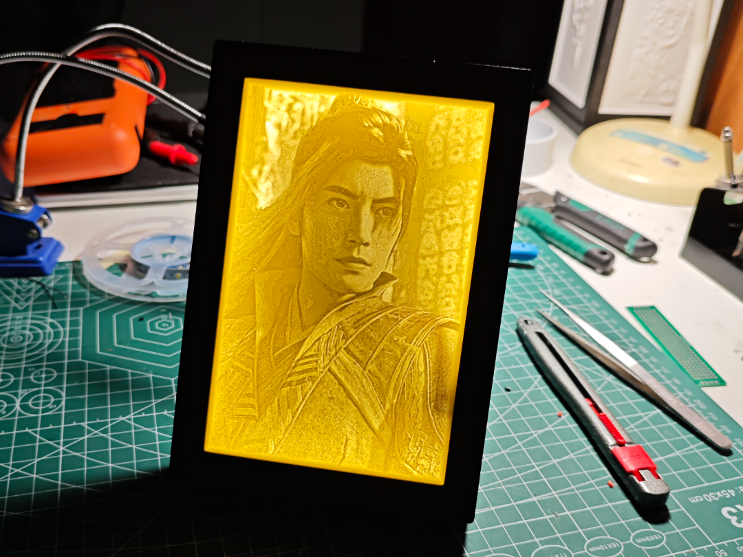 Lithophane Picture Frame by Blacktube MakerWorld: Download Free 3D Models