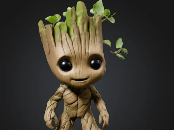 Groot - Free 3D Print Model - MakerWorld