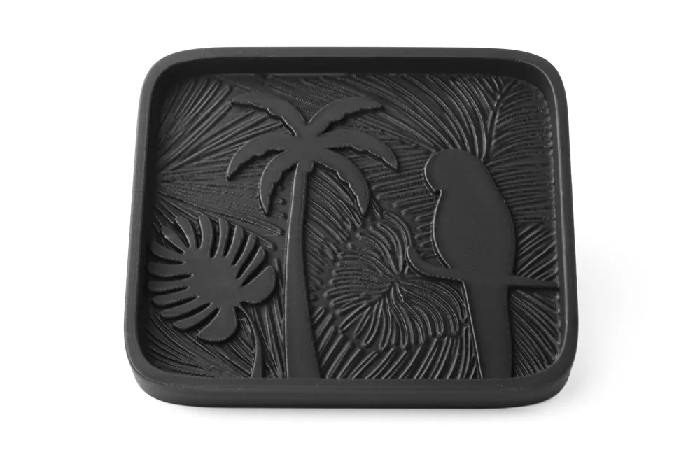 Parrot Decorative Tray – Jungle-Themed Catchall - Free 3D Print Model ...
