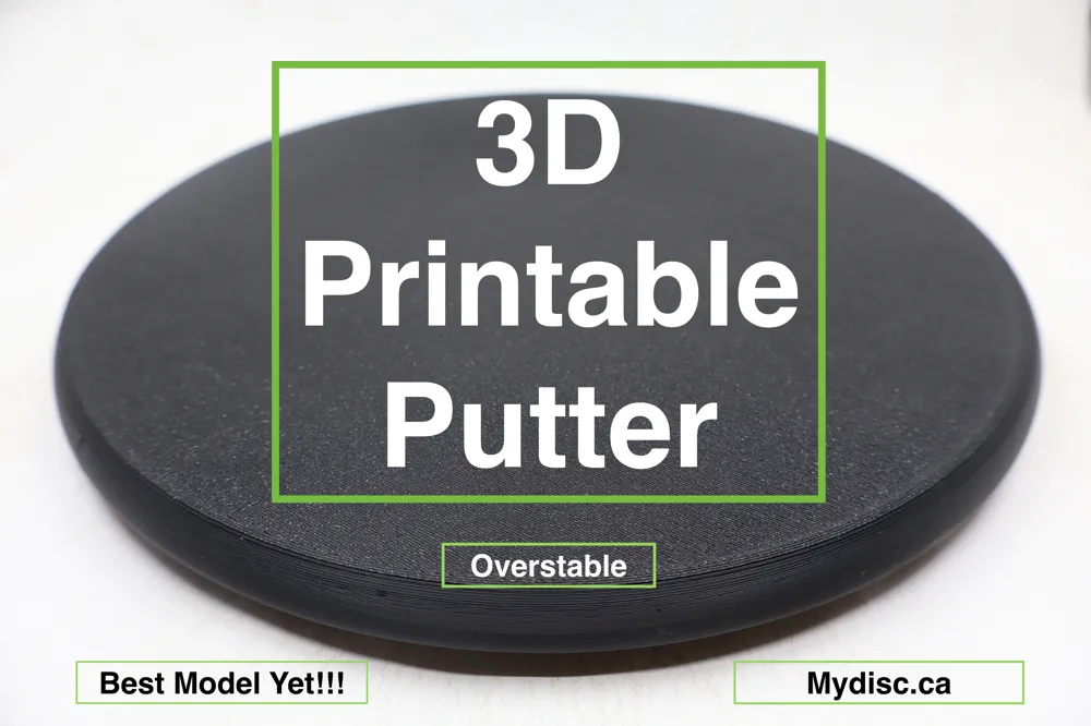 3D-PRINTABLE Disc Golf Putter - Free 3D Print Model - MakerWorld