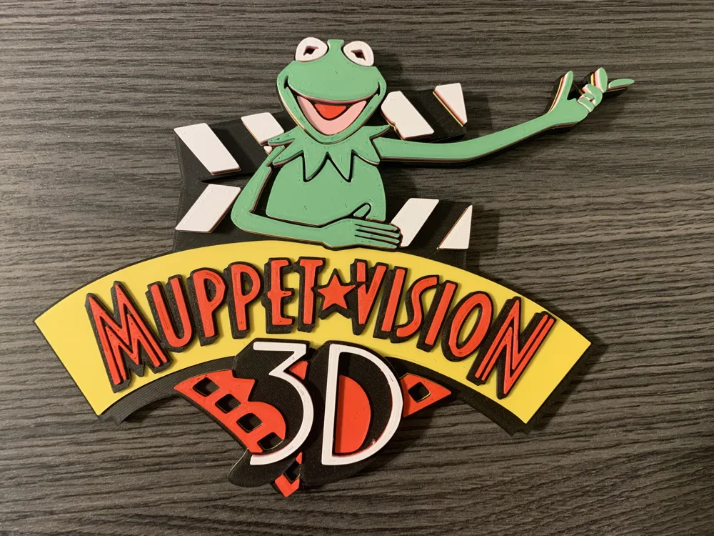Muppet Vision 3D Sign by Men of Main Street Podcast MakerWorld ...