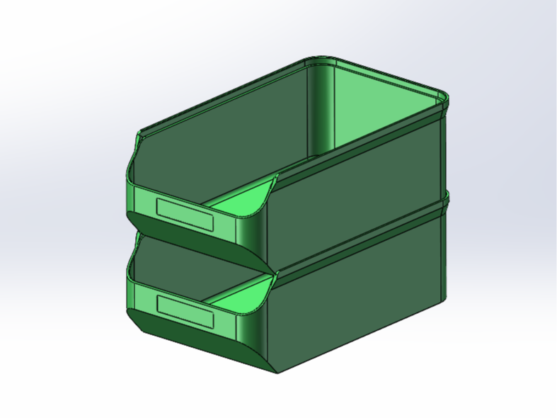 Stackable parts bin 210X125X75CM by 老歪 MakerWorld: Download Free 3D Models