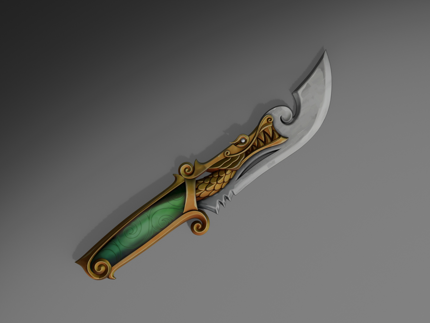Undying Contract - Azure Dragon Blade by user_1046064359 MakerWorld ...