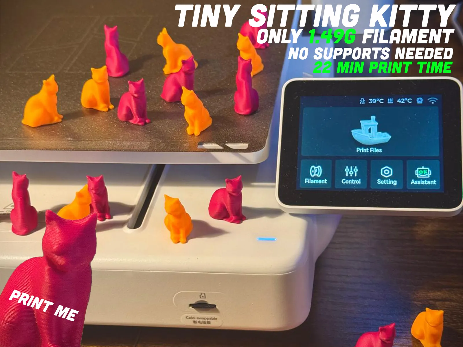 Tiny Fox – No Supports Needed - Cute mini easy by SG3D MakerWorld ...