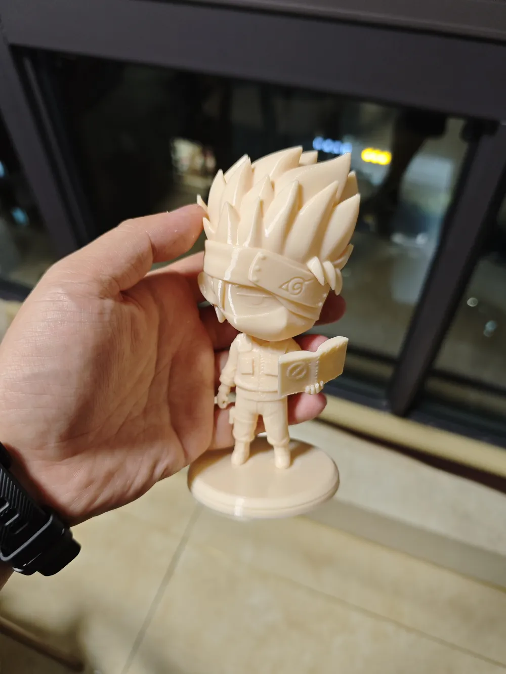 Naruto Shippuden Kakashi Figurine Anime Multipart Easy to Assemble Glue ...