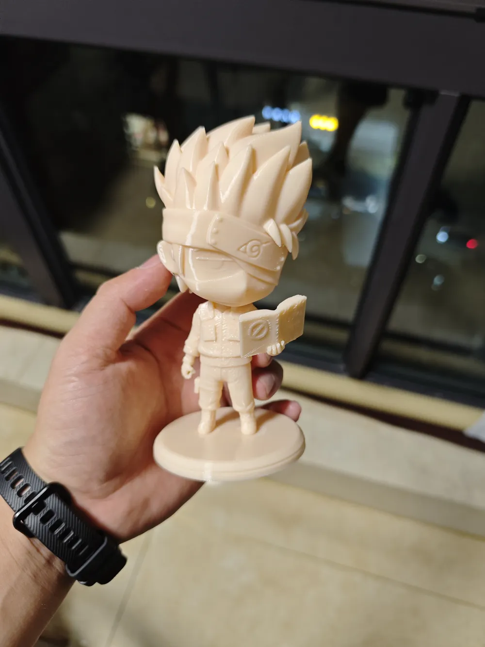 Naruto Shippuden Kakashi Figurine Anime Multipart Easy to Assemble Glue ...