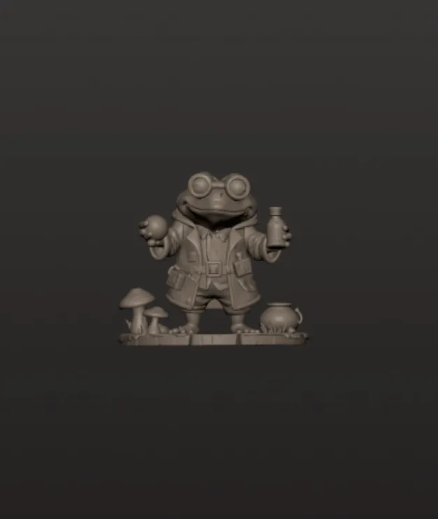 D&D Frog Alchemist by Shroom Sagas Collective MakerWorld: Download Free ...