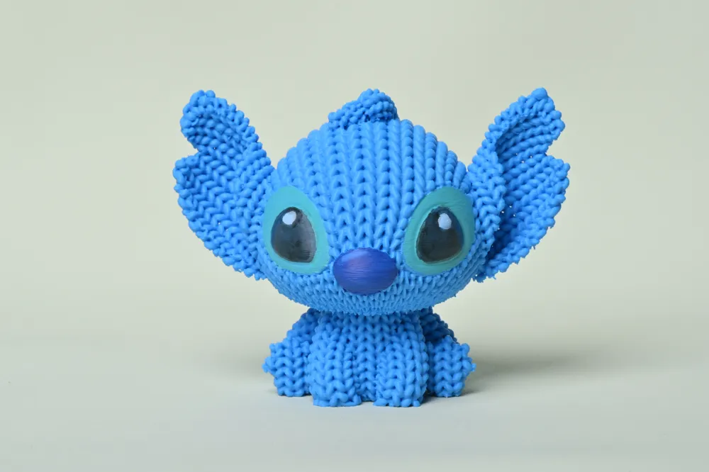 Knitted Lilo & Stitch's Stitch - Free 3D Print Model - MakerWorld