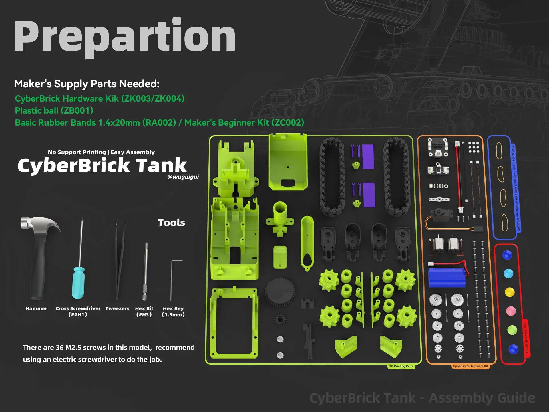 CyberBrick Tank - Free 3D Print Model - MakerWorld