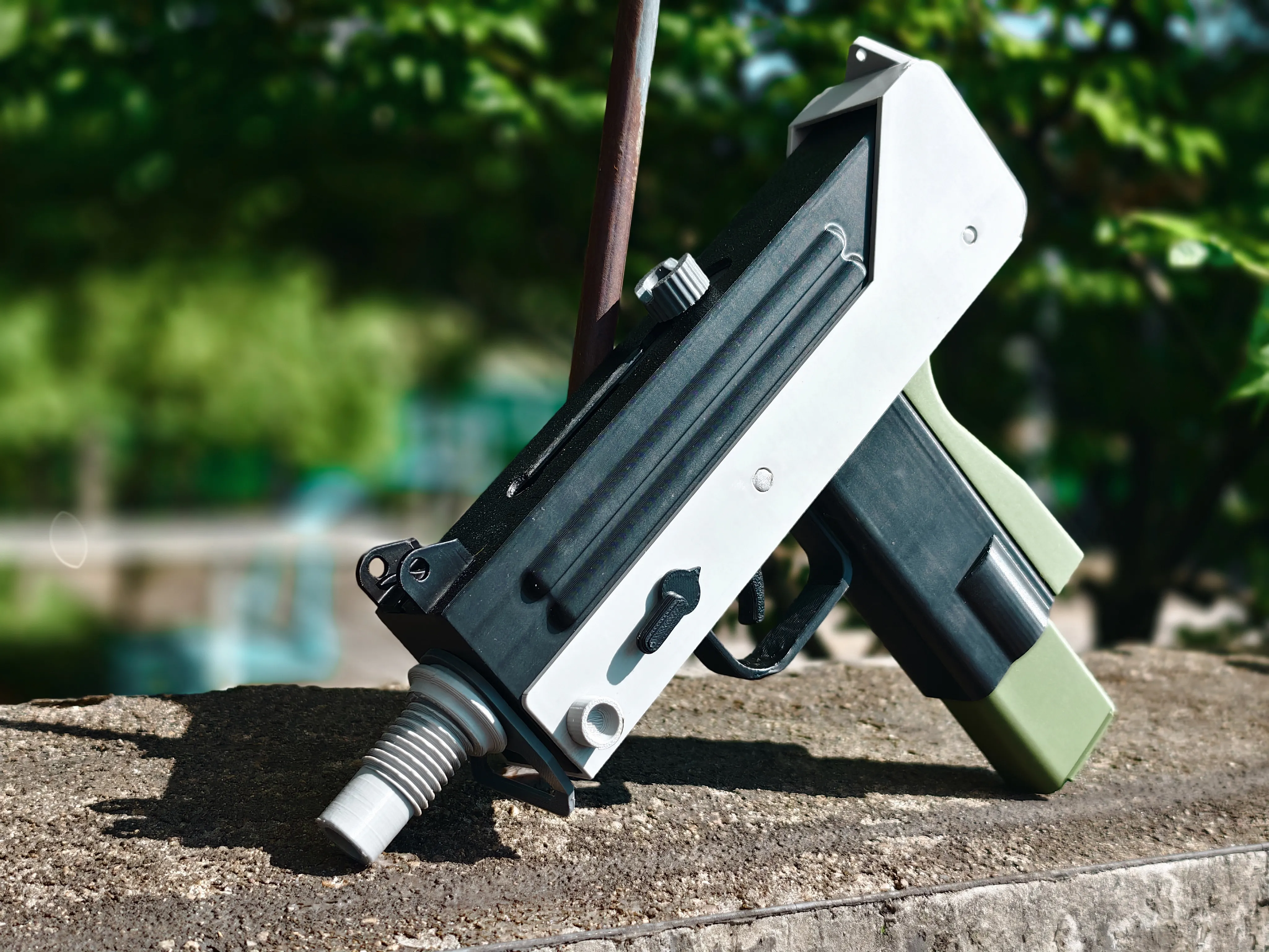 MAC-10 submachine gun toy pistol（No launch） by 补补觉去 MakerWorld ...