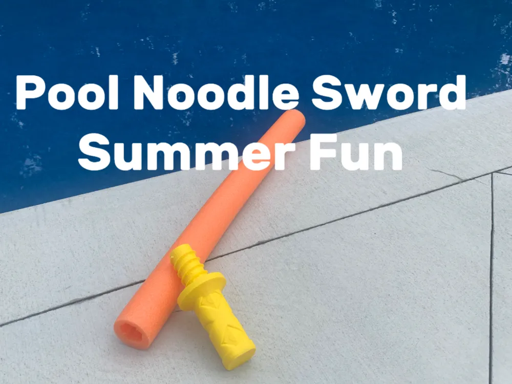 Pool Noodle Sword by W Prints MakerWorld: Download Free 3D Models