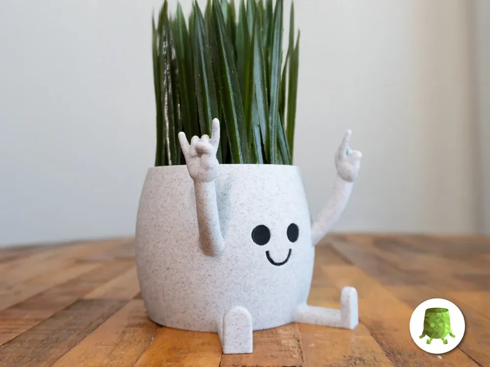 Happy Pot by 3DLucNL MakerWorld: Download Free 3D Models