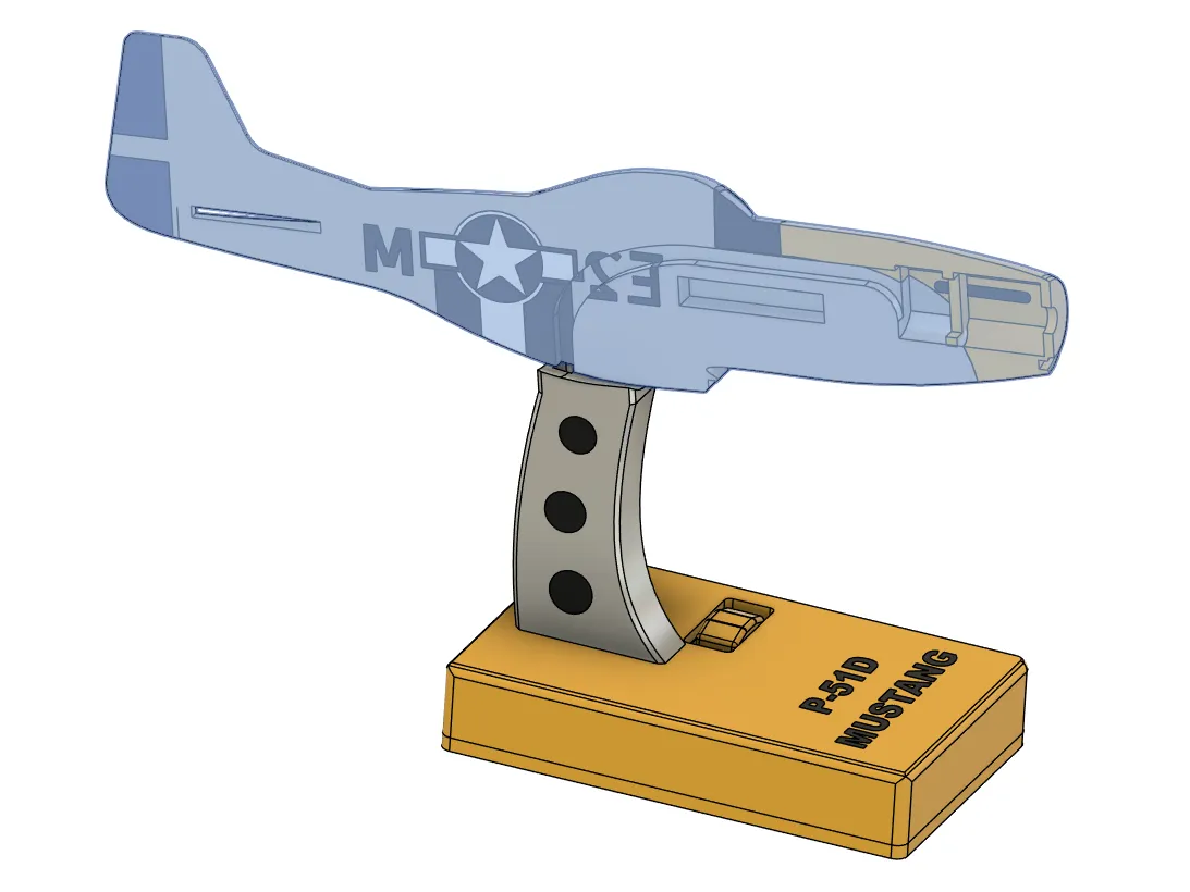 P-51D Desk Fan by planes01 MakerWorld: Download Free 3D Models