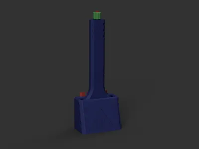 Fully printable scraper by DeltaSigma MakerWorld: Download Free 3D Models