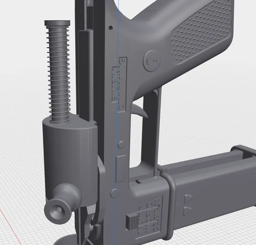 Tec-9 Disc Launcher—Spring-Powered Trigger Reset + Independent Ejection ...