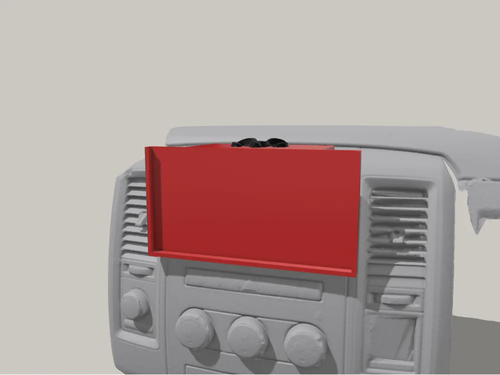 iPad 10th generation mount for 2012 Dodge Ram 1500 - Free 3D Print ...