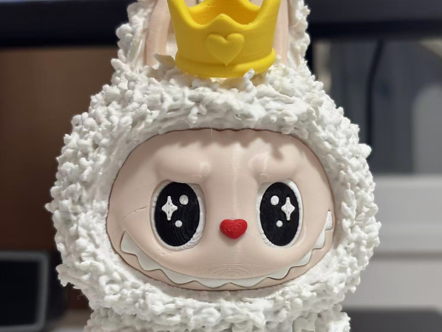 Labubu crown, can be glued to the head or inserted into the ears by ...