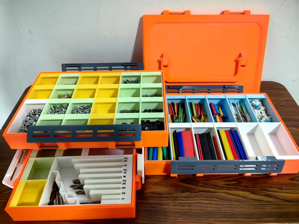 Stackable Part Boxes, Storage Boxes, Infinitely Expandable by 斯人3D ...