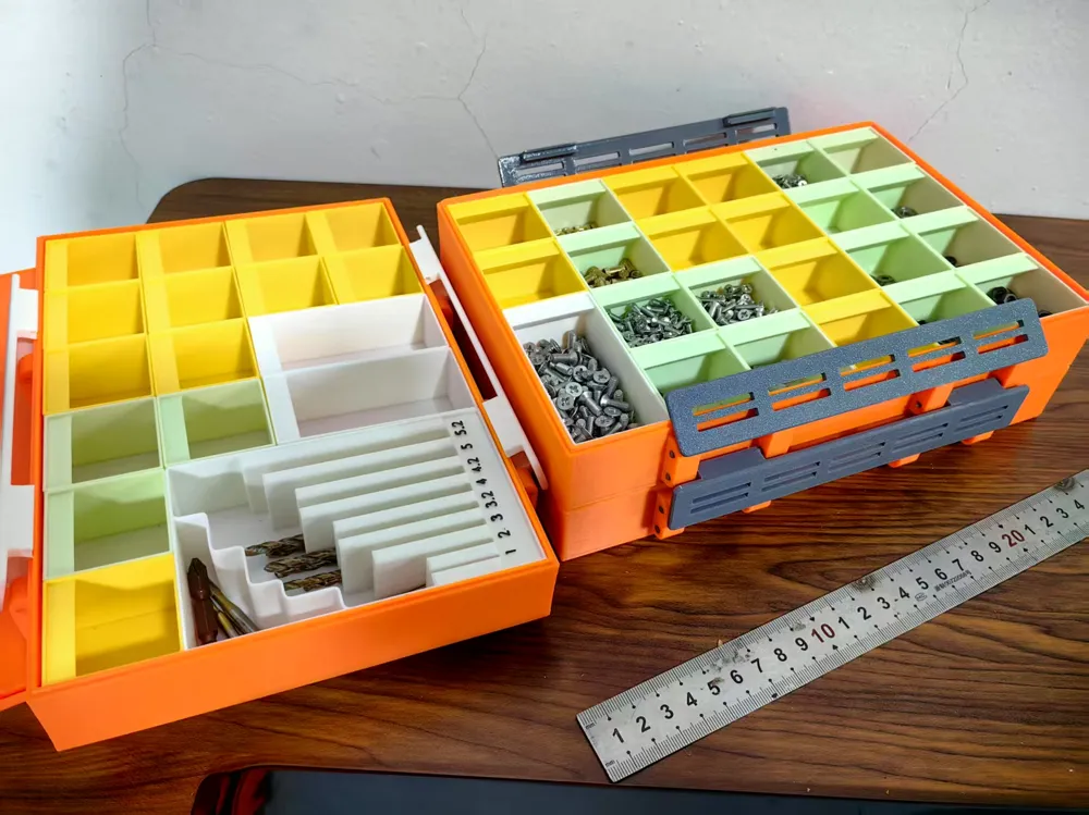 Stackable Part Boxes, Storage Boxes, Infinitely Expandable by 斯人3D ...