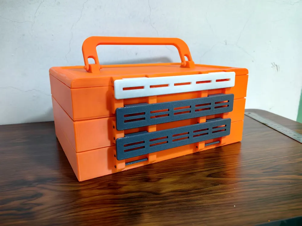Stackable Part Boxes, Storage Boxes, Infinitely Expandable by 斯人3D ...