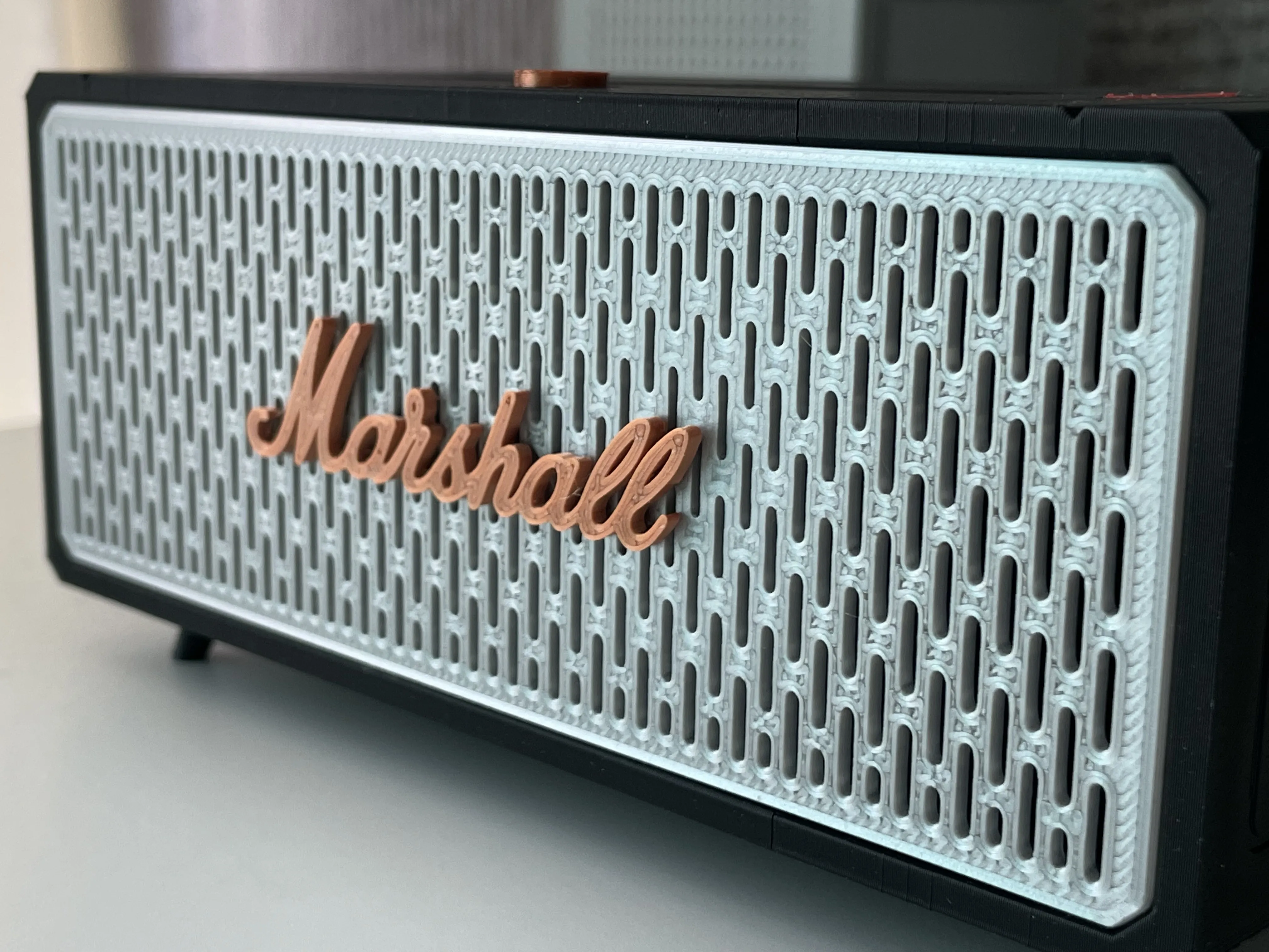 iPhone Passive Speaker - Marshall EmbertonII style - Free 3D Print ...